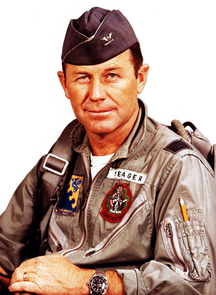 YEAGER, Charles E. (Chuck), Colonel, USAF, 306th Tactical Fighter ...