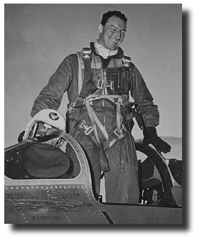 COL Willard W. Millikan USAF in cockpit of F-86F-25-NH 51-13393 | This ...
