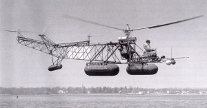 Sikorsky VS-300, early configuration, with floats | This Day in Aviation