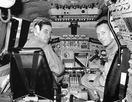 TRUBSHAW, Brian, and COCHRANE, John, aboard Concorde 002, 9 April 1969 ...