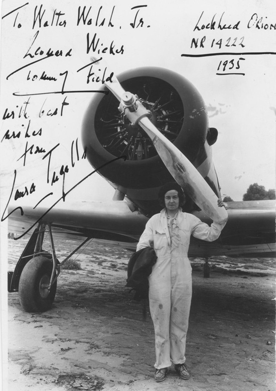 INGALLS, Laura H. with Lockheed Orion NR14222 | This Day in Aviation