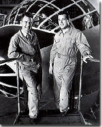 Beryl A. Erickson and Gus S. Green with Convair XB-36 42-13570 | This ...