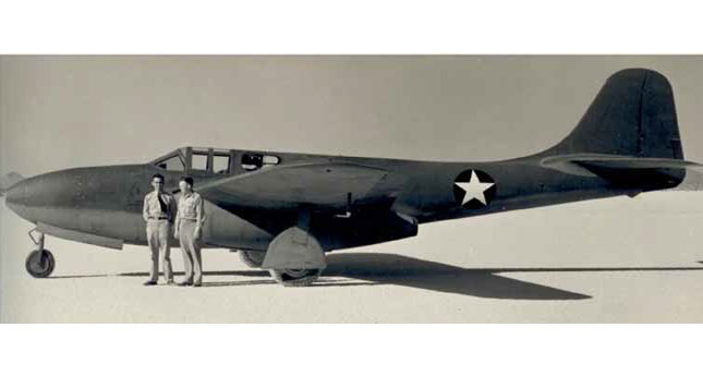 Bell XP-59A-BE Airacomet 42-108784 with Robert M. Stanley and Laurence ...