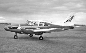 Piper Apache VH-AVU (ex-N5107Y) at Moorabbin, May 1964, by Geoff ...
