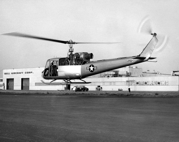 Bell XH-40 55-4459 left rear | This Day in Aviation