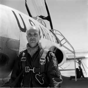 APT, Milburn G. (Mel), Captain, USAF, with Lockheed T-33A Shooting Star ...