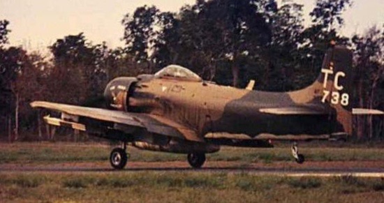 Douglas-A-1H-Skyraider-52-139738-on-takeoff-at-NKP (1) | This Day in ...