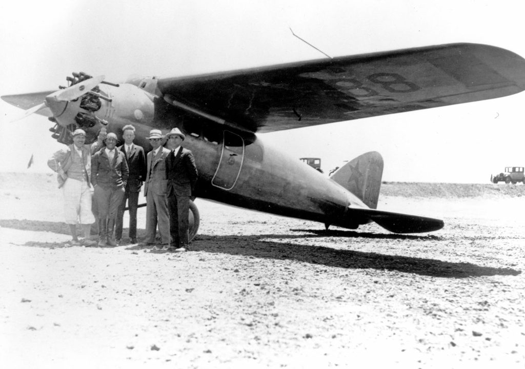 L-R Jack Frost Eddie Bellande Jack Northrop Allan Loughead Kan Jay ...
