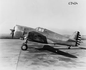 Curtiss Wright P-36B Hawk 38-020m Wright Field. Left profile. (Ray ...