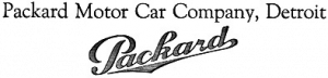Packard Motor Car Co. logo 1918 | This Day in Aviation