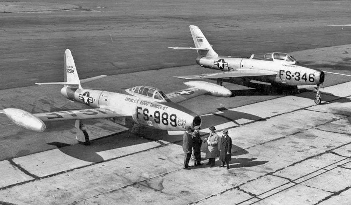 Republic F-84F Thunderstreak | This Day in Aviation