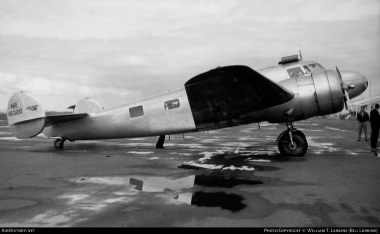 Lockheed Electra 10E Special NR16020 at OAK 14 March 1937: William T ...