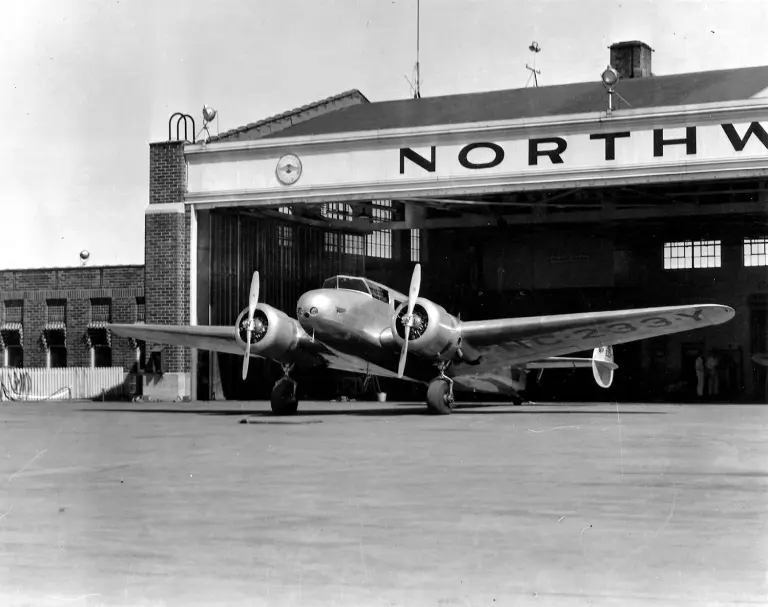 NWA_L10A_NC233Y_STP_1934-05-i_BordenColl | This Day in Aviation
