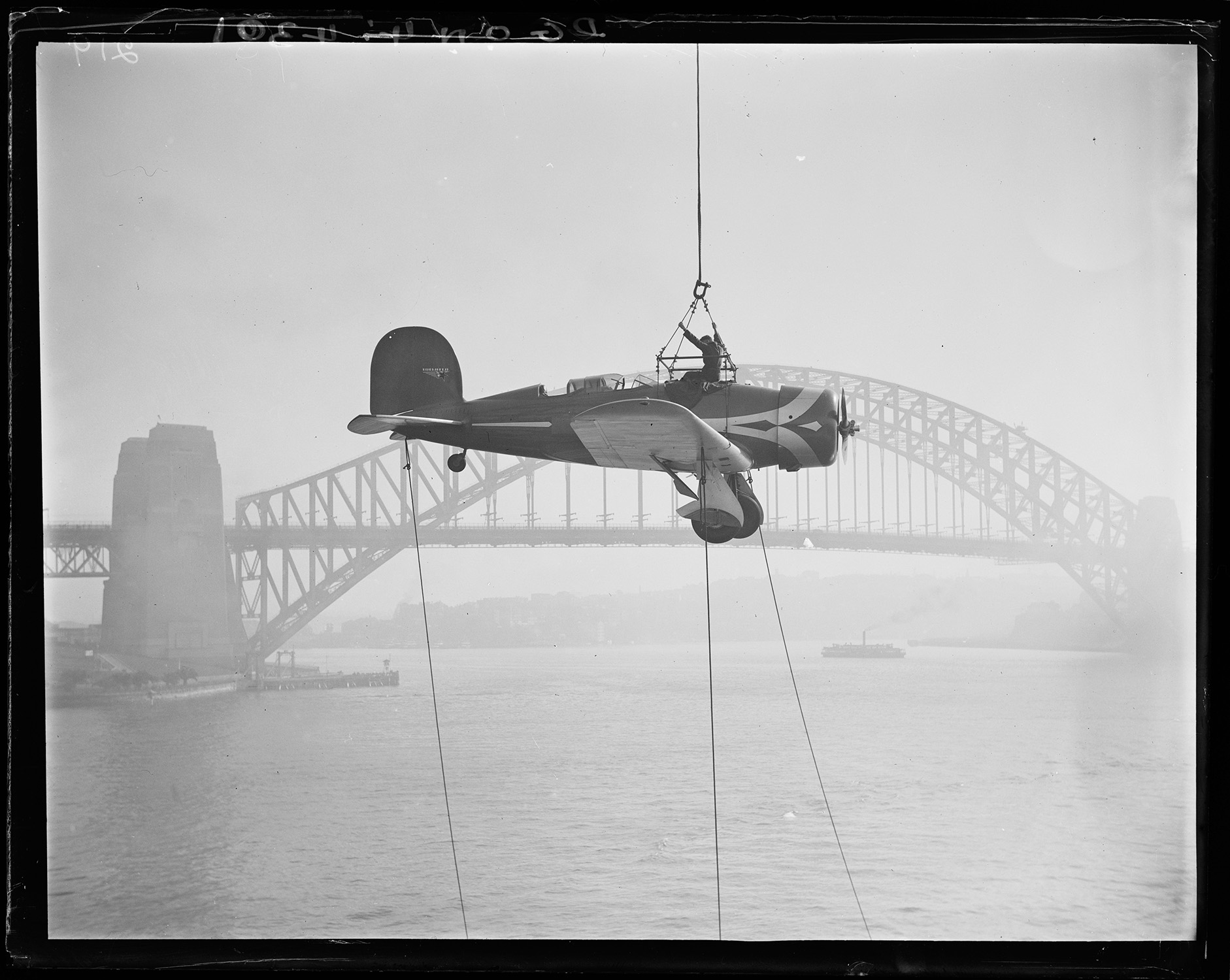 Lockheed Altair Anzac being lifted… | This Day in Aviation